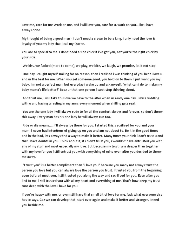 Unconditional Love and Commitment | PDF