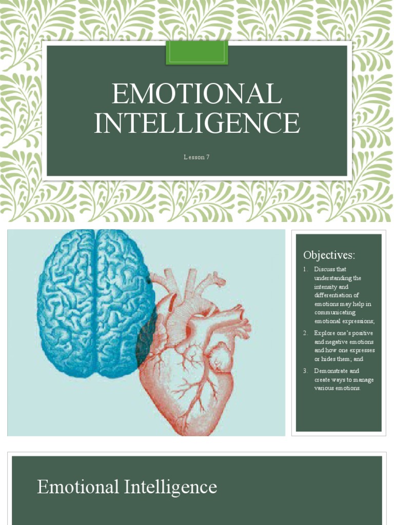 Emotional Intelligence | PDF
