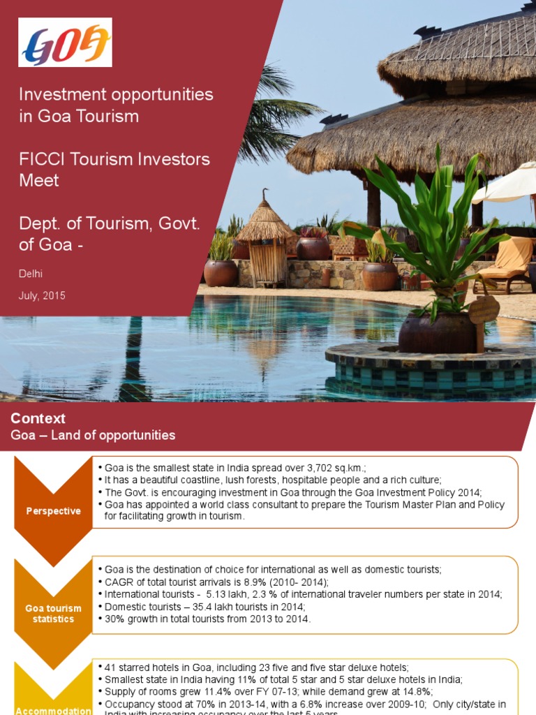 GOA Tourism | PDF | Tourism | Service Industries