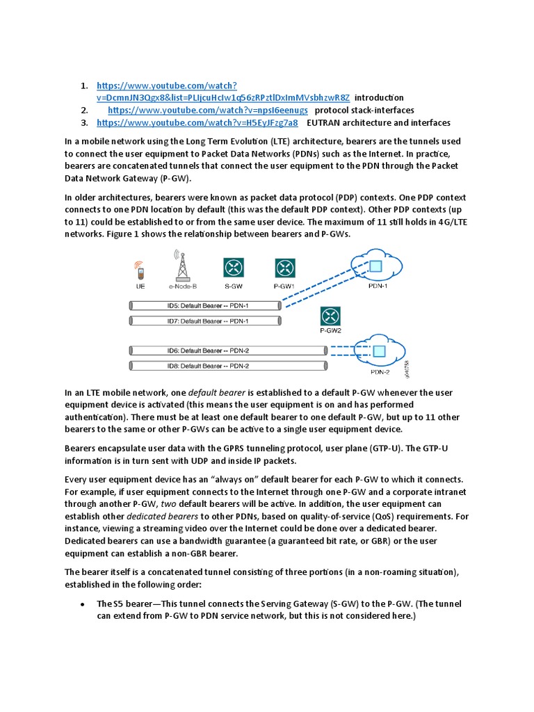 Lte Protocol Stack Pdf Computing Data Transmission
