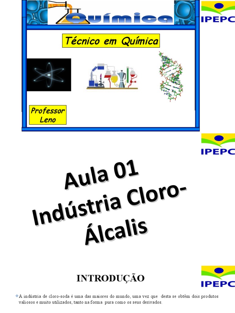 Tecnologia Cloro-Álcalis | PDF | Cloro | Hidróxido de sódio