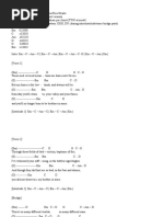 Evergreen Guitar Chords by Richy Mitch | PDF