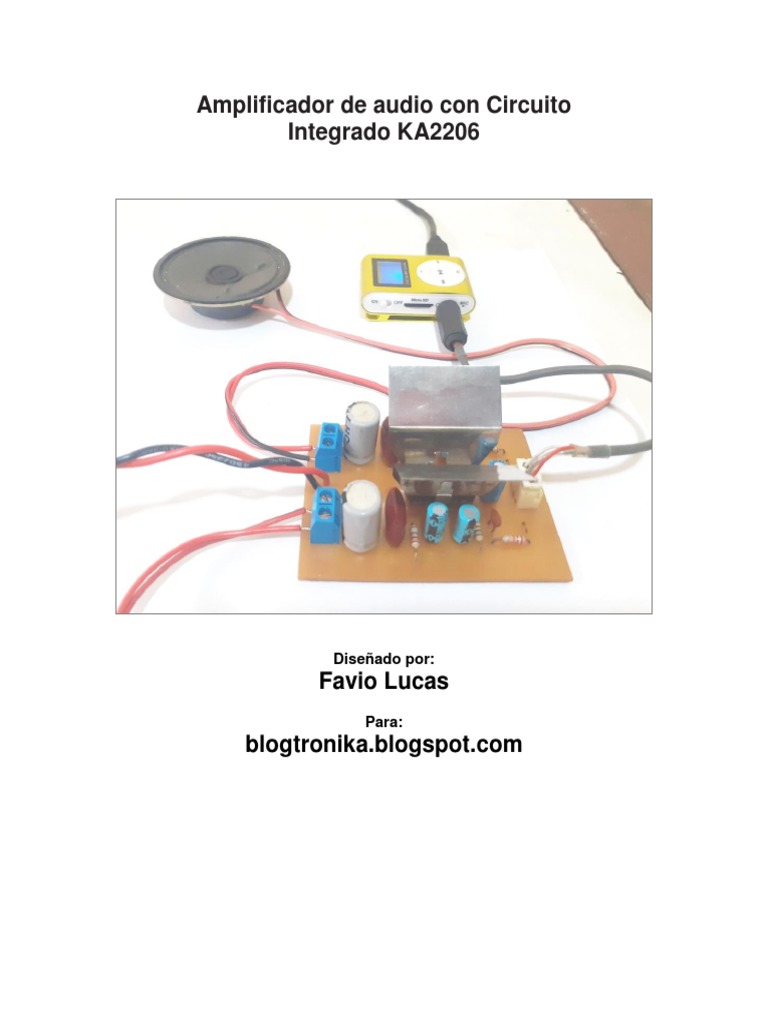 Amplificador de Audio con KA2206B | PDF