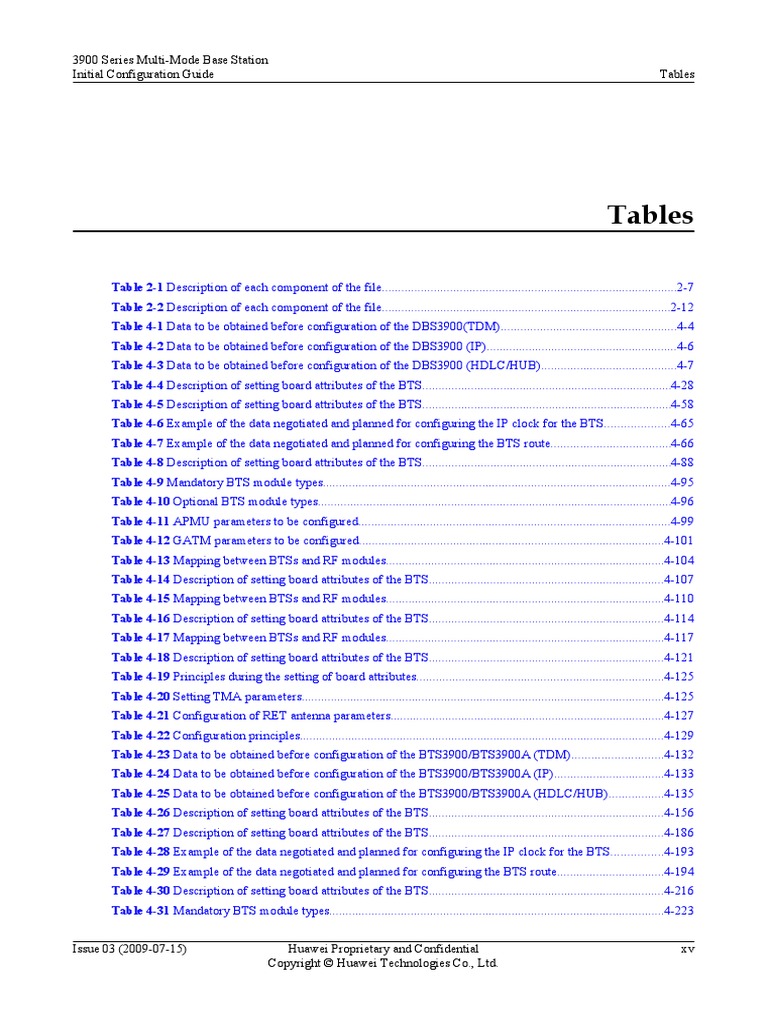 3900 Series Multi-Mode Base Station Initial Configuration Guide (V100R001 - 03) - 17 | PDF ...