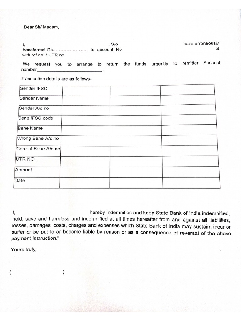Indemnity Form | PDF