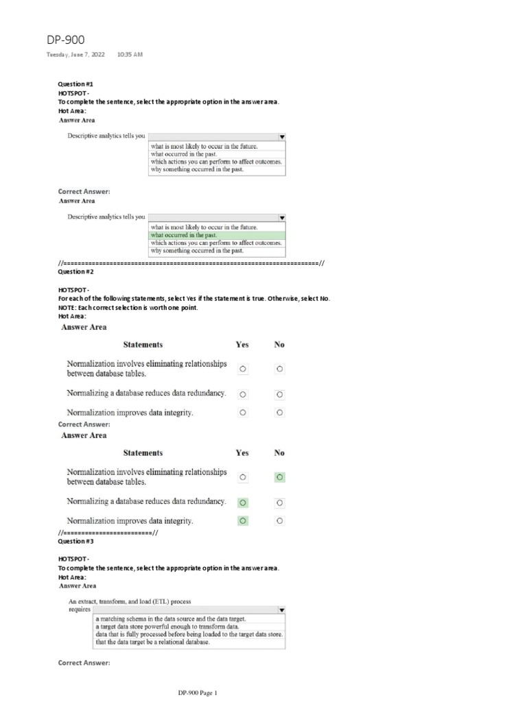 DP 900 1 | PDF | Business | Computers