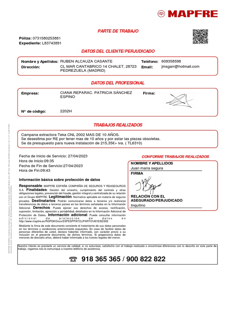 Parte Asegurado | Descargar gratis PDF | Seguro | Reaseguro