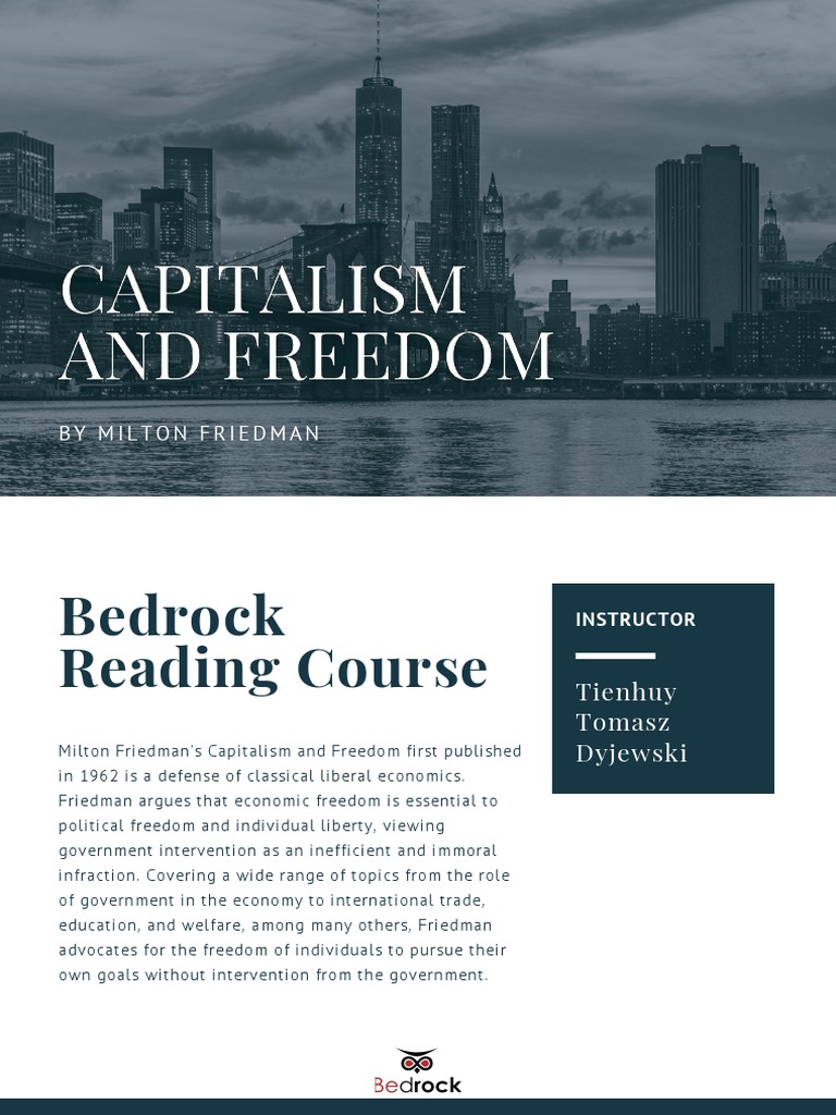 Capitalism and Freedom | PDF