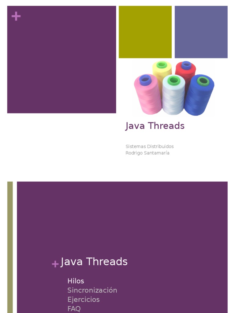 Java Thread Pdf Hilo Computación Java Lenguaje De Programación 