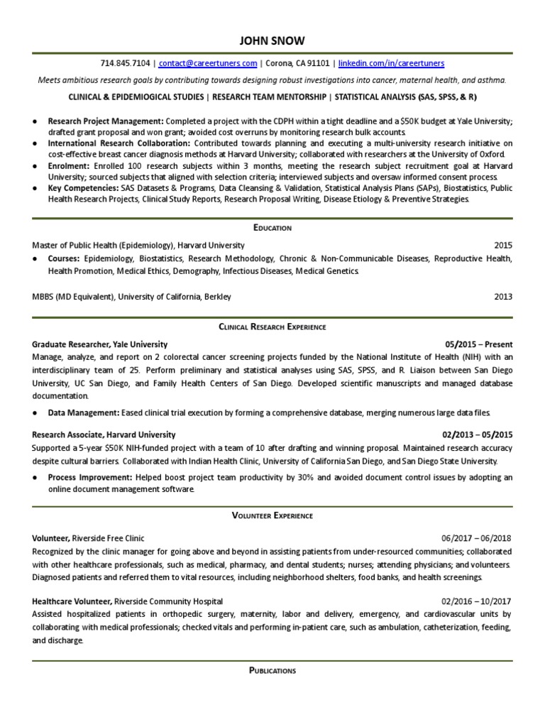 Contact John Snow for Research Inquiries | PDF | Health Care | Patient