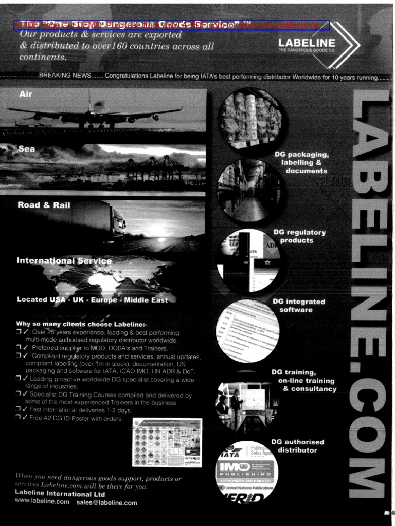 9284 Tehnical Instructions For The Safe Transport of Dangerous Goods by ...