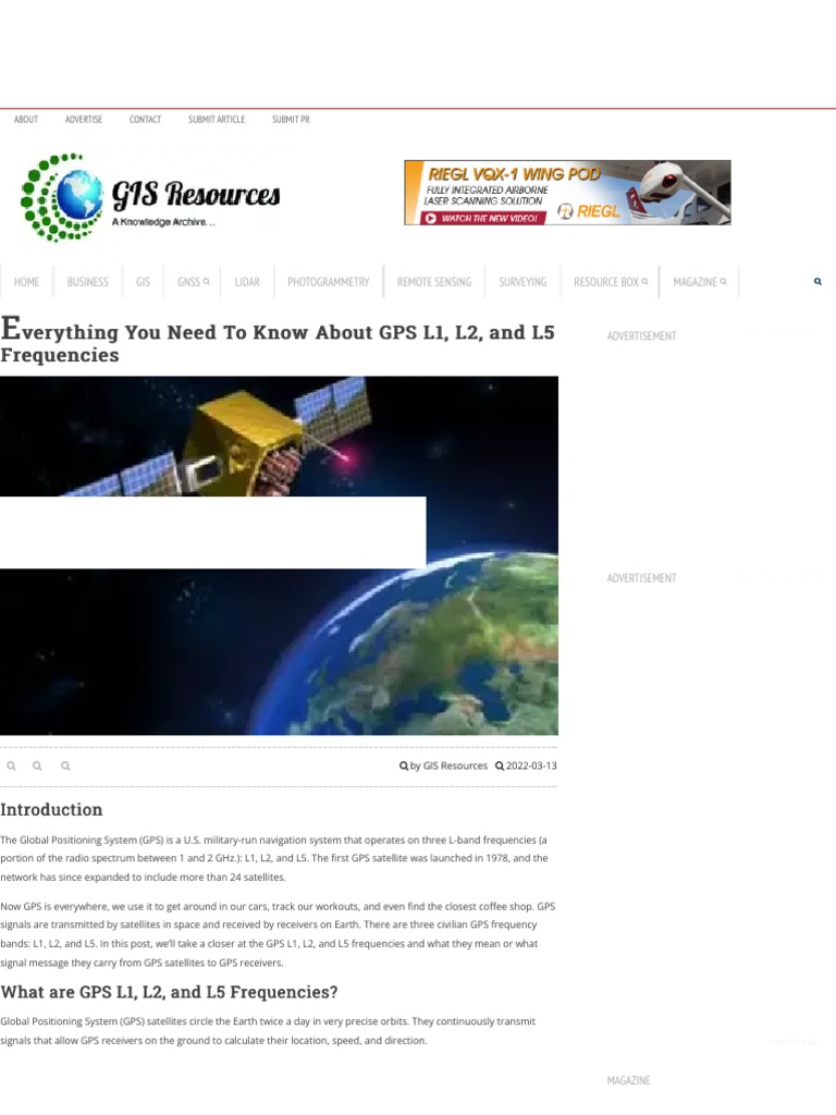 GPS Frequencies | PDF