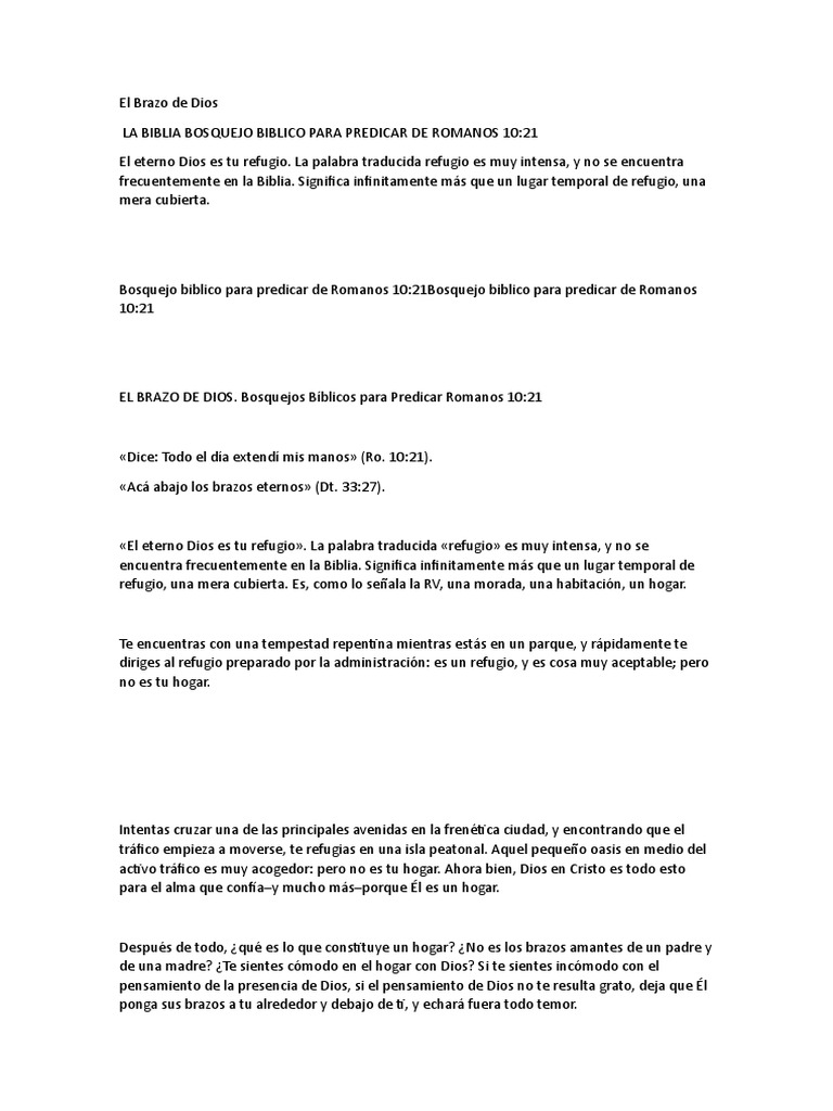 El Braso De Dios Pdf