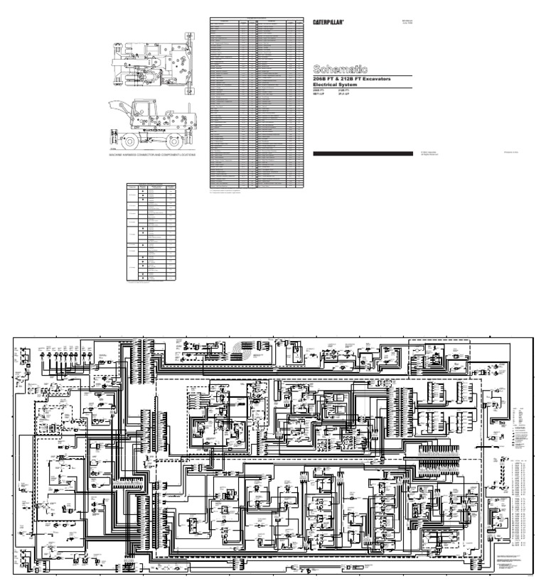 Caterpillar 206B FT & 212B FT Excavators Electrical System | PDF