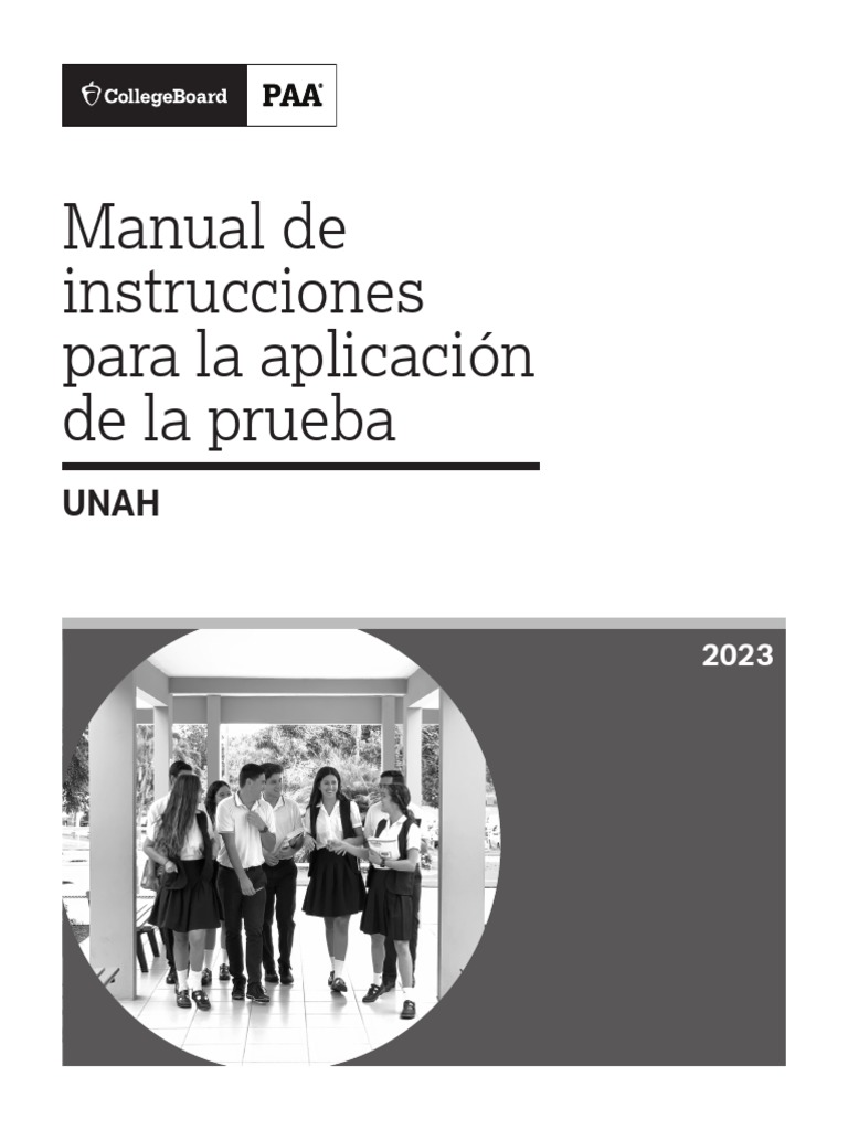 2023-Paa Manual Unah Subrayado | PDF