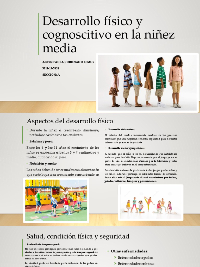 Desarrollo Físico y Cognoscitivo en La Niñez Media | PDF
