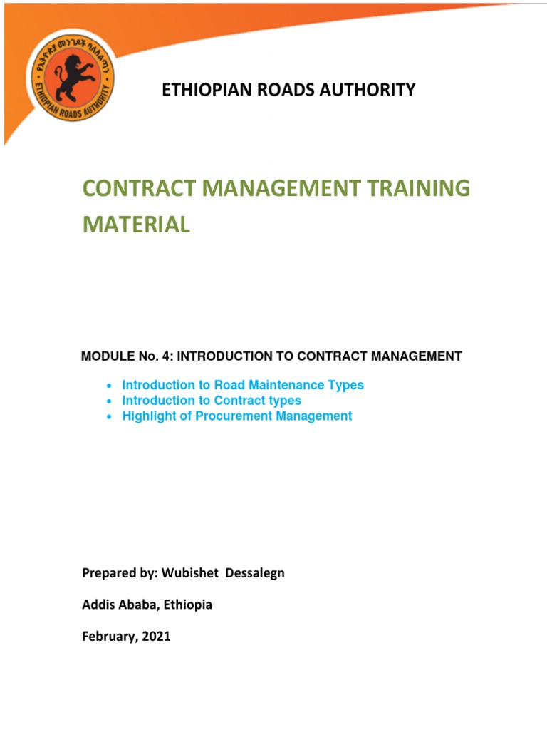 Module 4-Introduction To Contract Mangmnt | PDF | Finance & Money ... Module 4-Introduction To Contract Mangmnt | PDF | Finance & Money ...