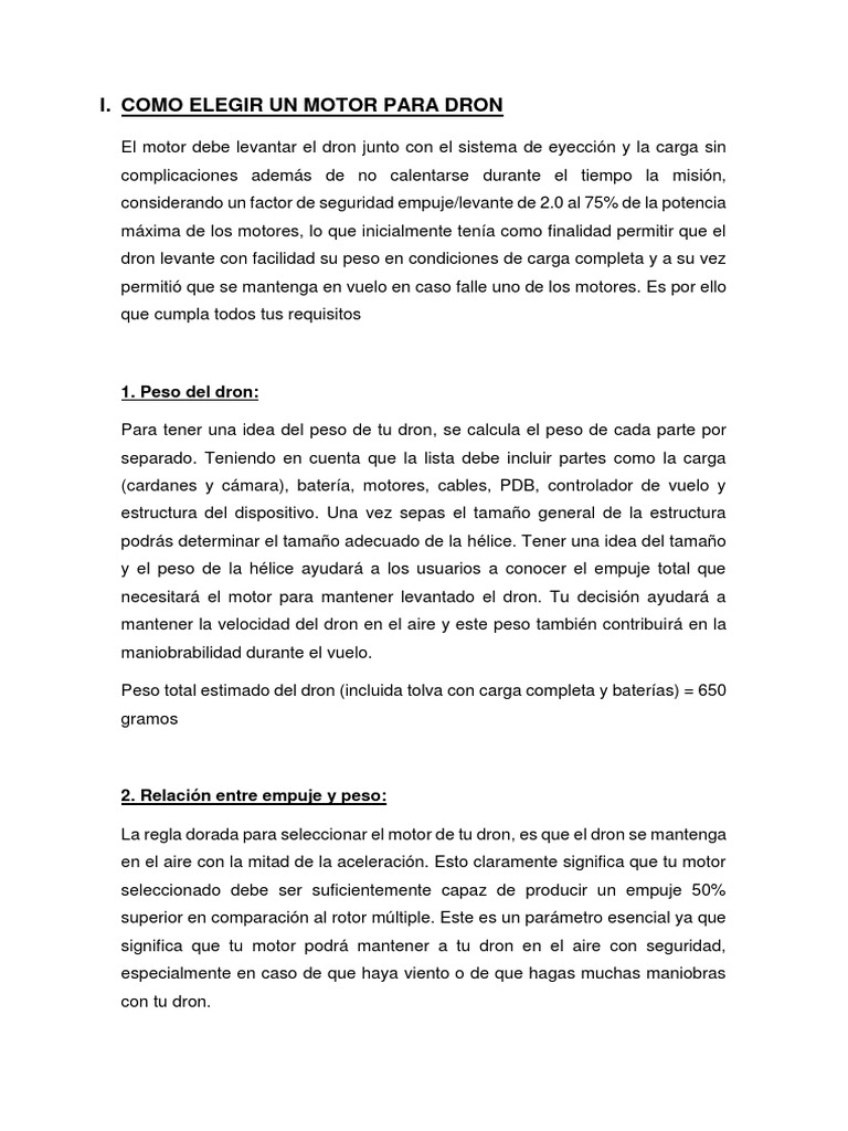 Como Elegir Tu Dron | PDF