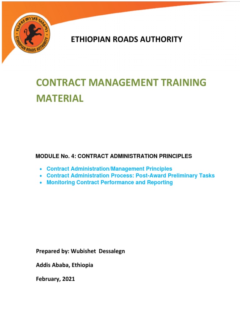 Module 5 - Contract Mangmnt Basic Principles | PDF | Project Management | Insurance