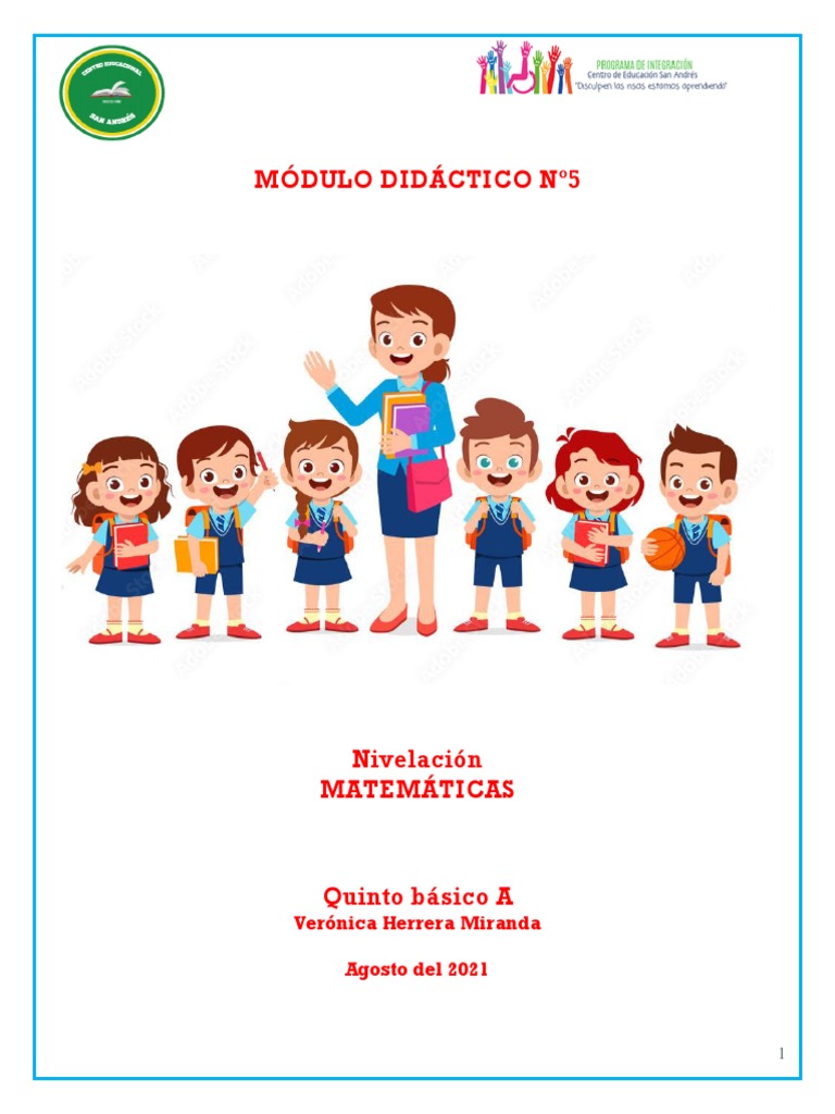 Módulo 5 Matemática 5° Básico | PDF