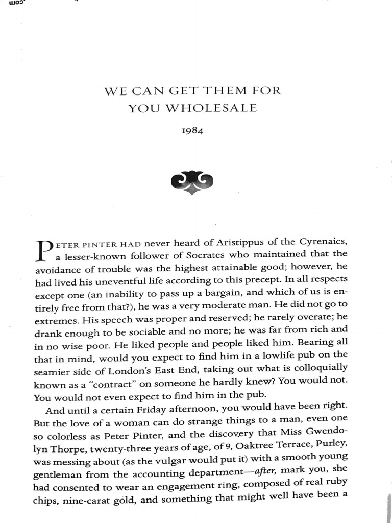 Gaiman - We Can Get Them For You Wholesale | PDF