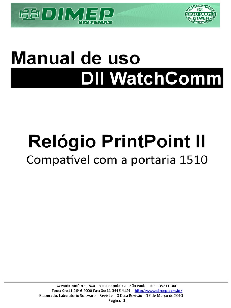 Manual-Sdk Watchcomm - DLL | PDF