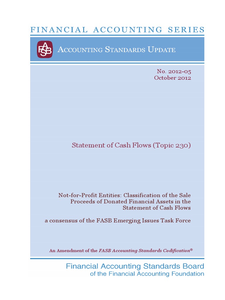 ASU - Topic 2230 - STATEMENTS OF CASH FLOW | PDF ASU - Topic 2230 - STATEMENTS OF CASH FLOW | PDF