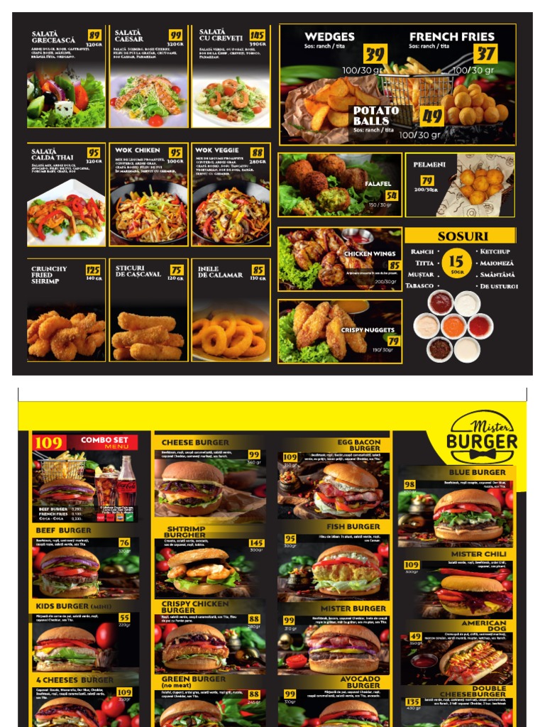 MR - Burger Menu | PDF