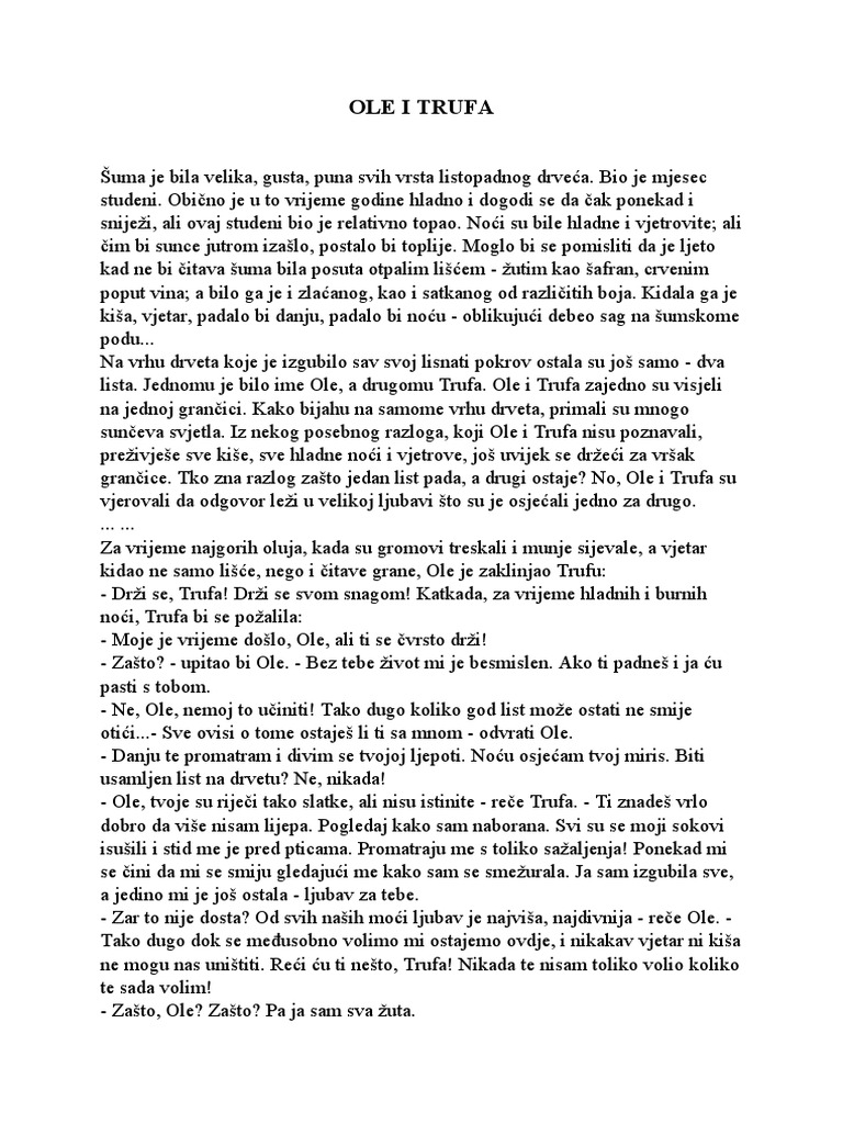 Ole I Trufa | PDF