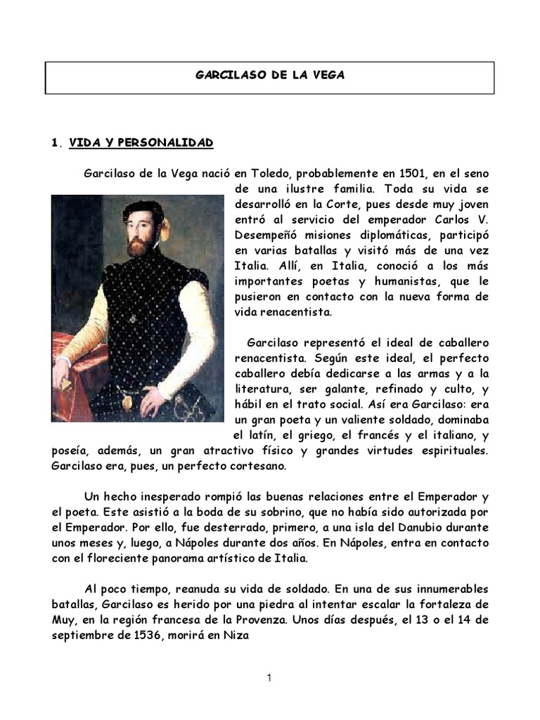 Garcilaso de La Vega | PDF