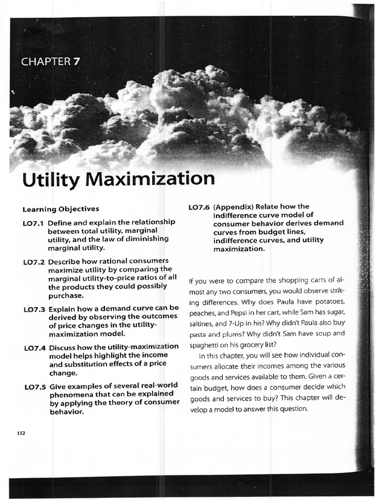 Session6.1 - Utility Maximization | PDF