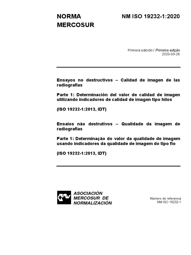 NM ISO 19232-1_2020 | PDF