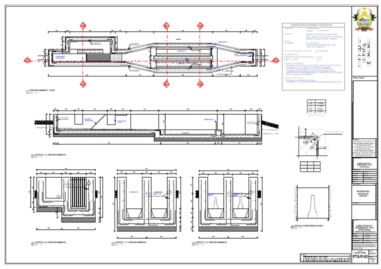 5.2.ESTRUCTURA - CAMARA DE REJAS Y DESARENADOR - PTAR-Layout1 | PDF | Materiales | Ingeniería de ...