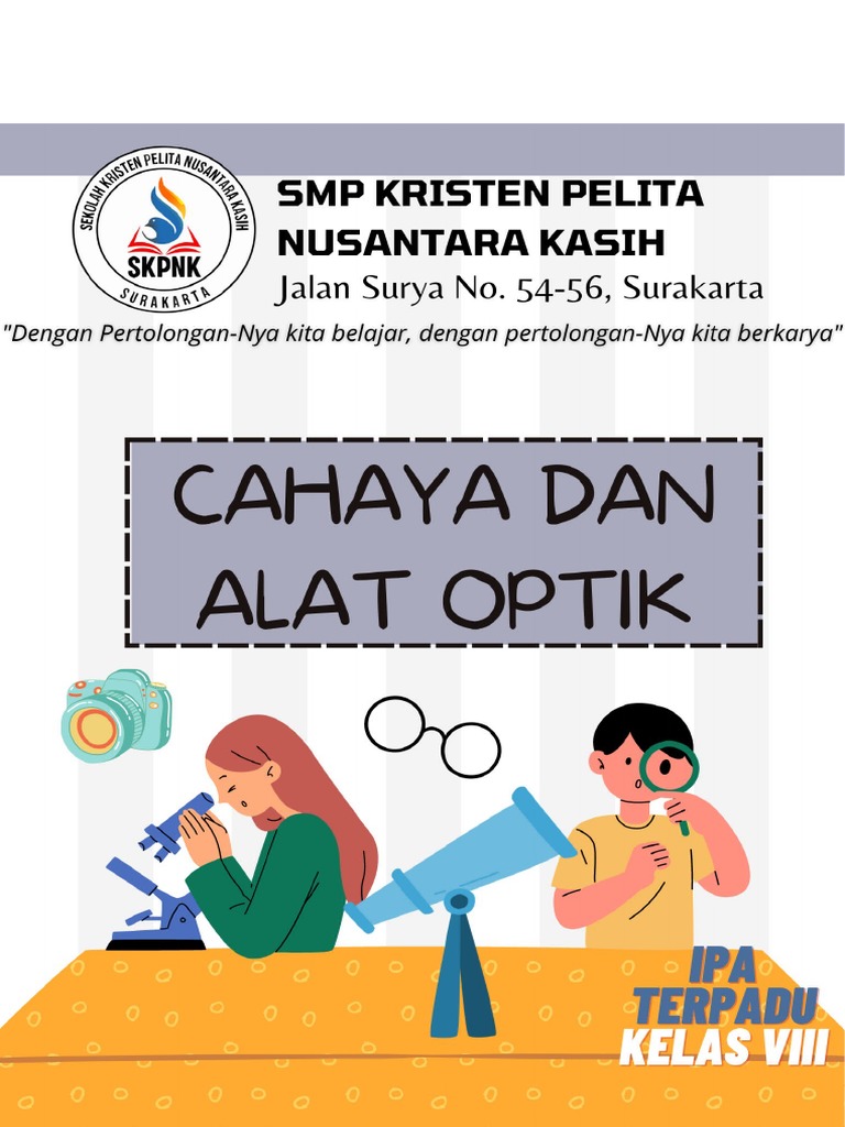 Sifat Cahaya dan Alat Optik Kelas VIII | PDF