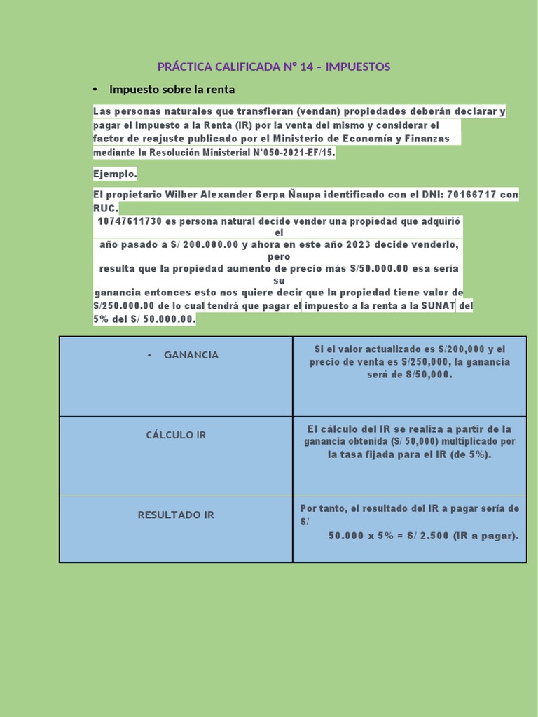 Practica 14 Wilber | PDF