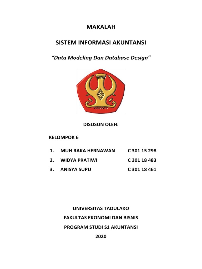 KEL. 6 SIA Data Modeling Dan Database Design | PDF