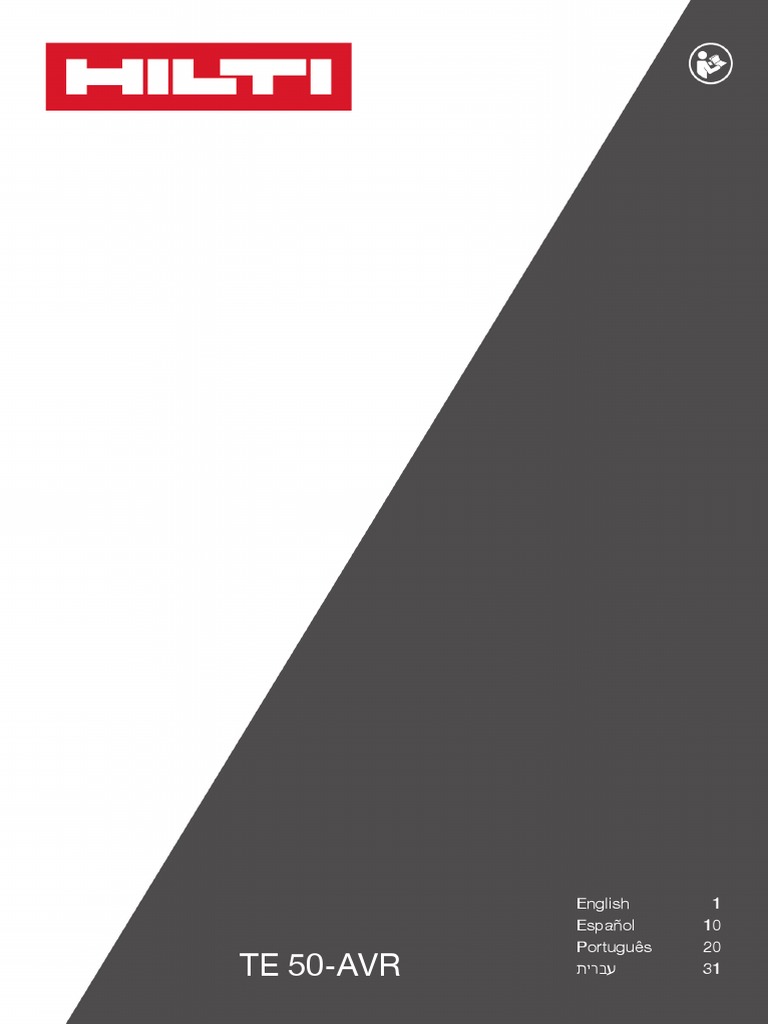 Manual de Operación TE 50 AVR | PDF