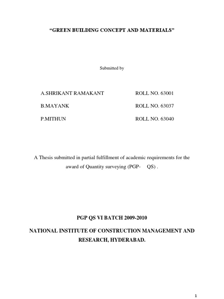 Green Building Concepts and Materials | PDF | Green Building | Solar Energy