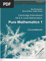 Edexcel International A Level Mathematics Pure Mathematics 1 p1 Student Book by Joe Skrakowski ...
