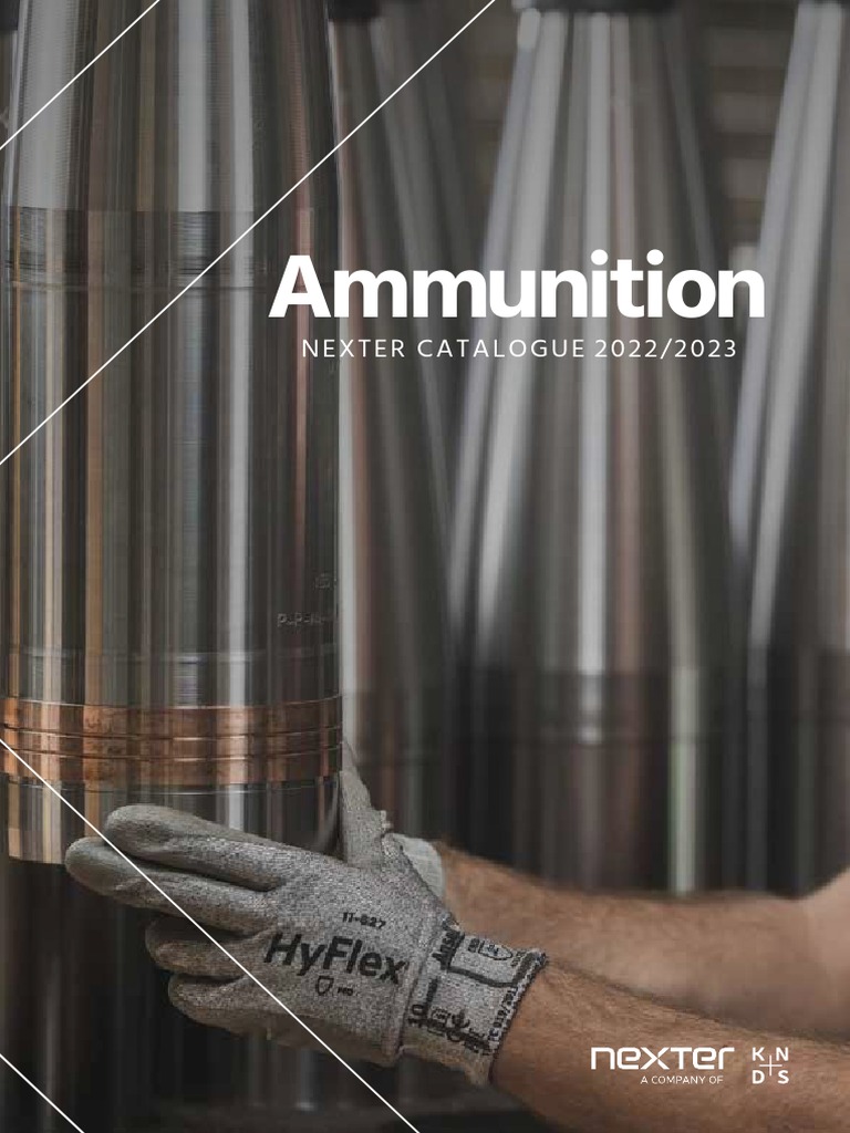 Nexter Arrowtech Ammunition | PDF | Shell (Projectile) | Artillery
