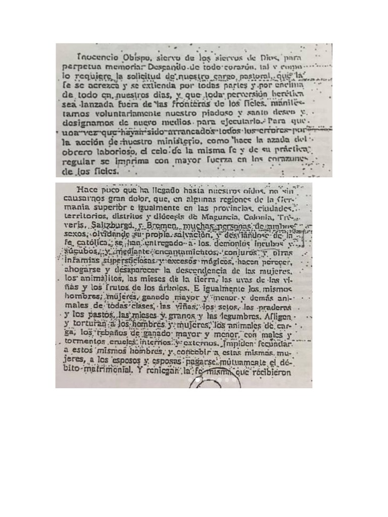 BULA PAPAL INOCENCIO VIII | PDF