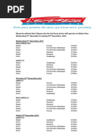 King Ocean Sailing Schedule | PDF | Caribbean | Water Transport