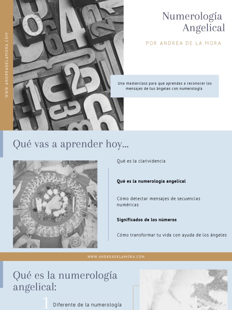 Masterclass Numerología Angelical Descargable | PDF