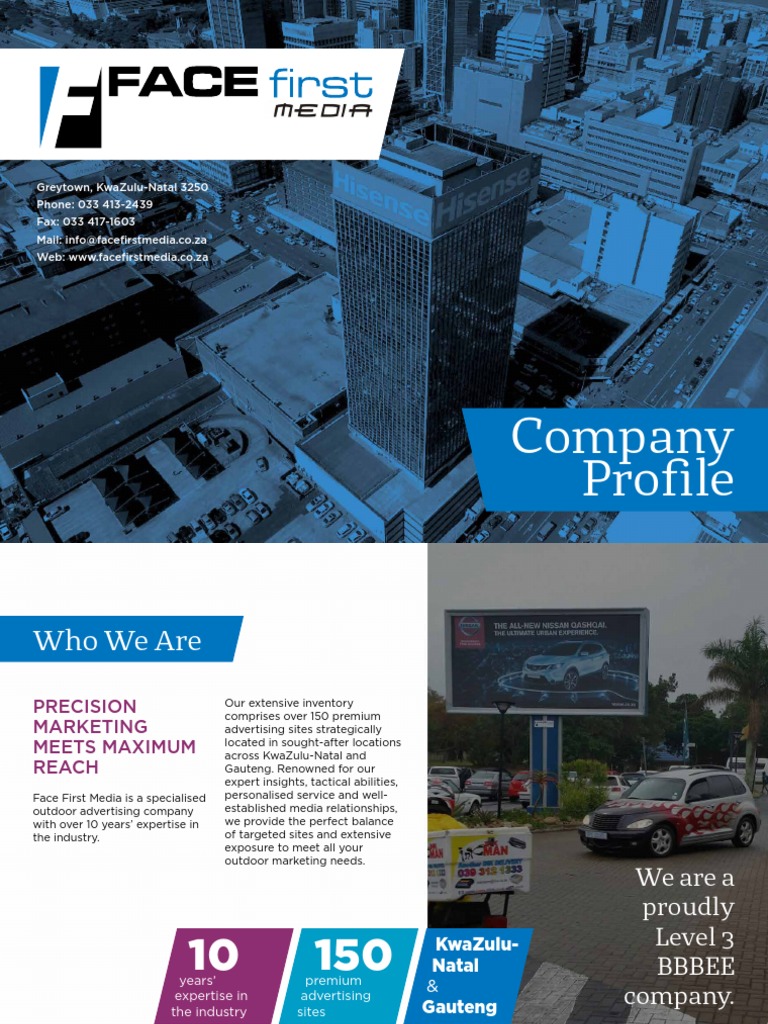 Face First Media Company Profile | PDF