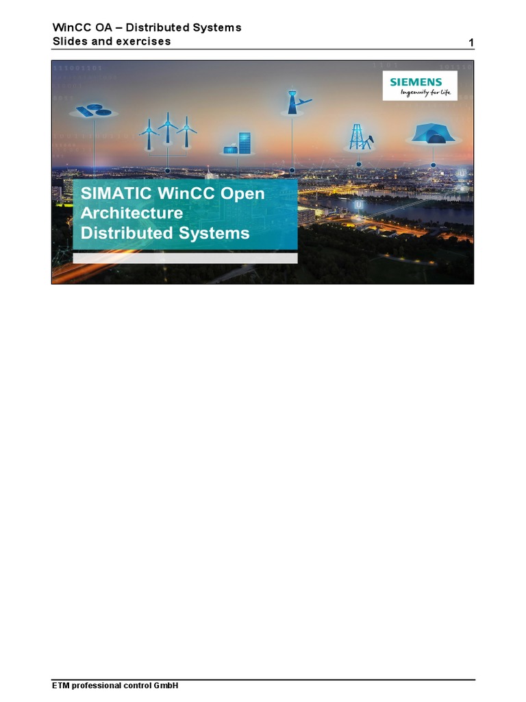 TR WinCC OA Distributed Systems en | PDF