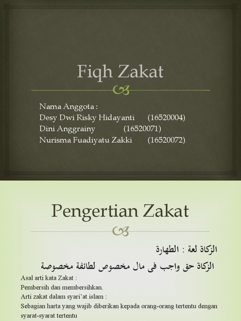 Fiqh Zakat | PDF