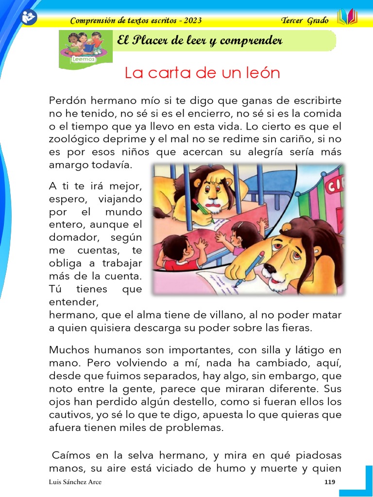 23 - La Carta de Un Leon | PDF