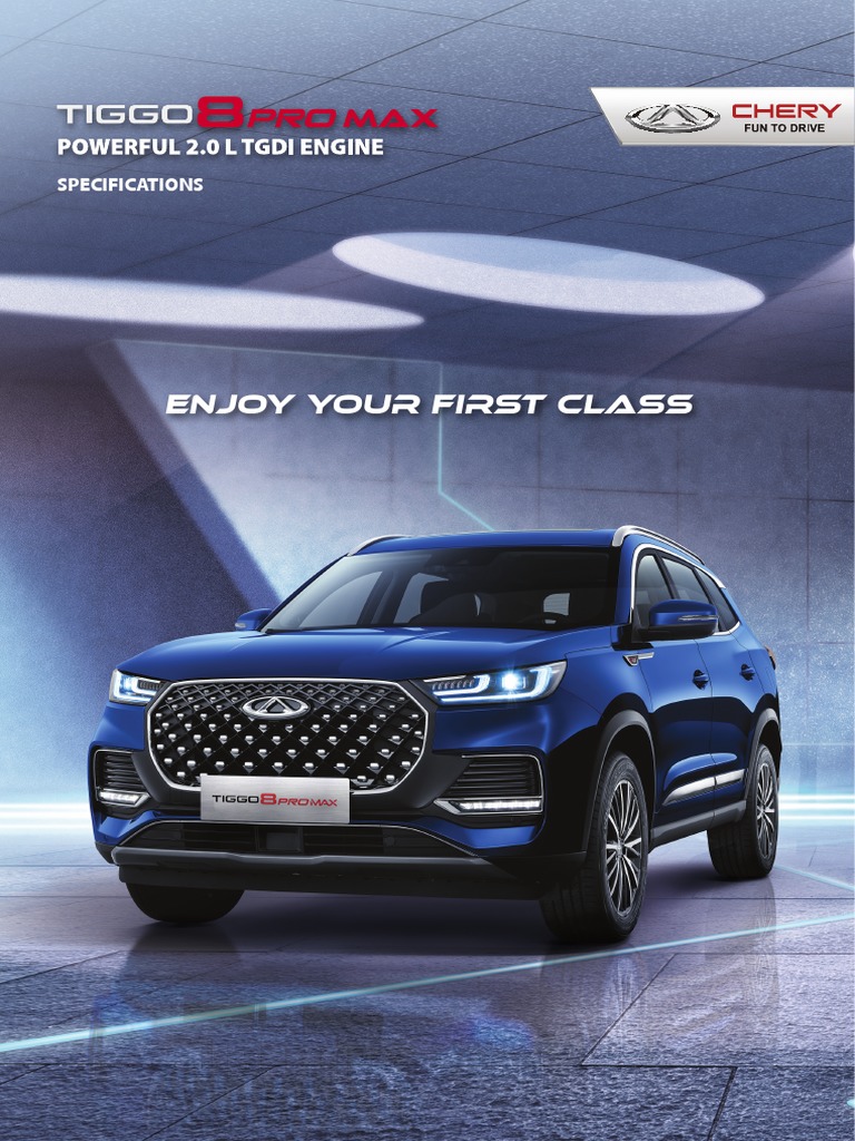 Tiggo 8 Pro Max Spec Sheet | PDF