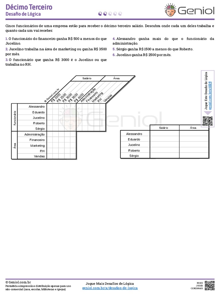 Teste Lógica Básico 2 | PDF
