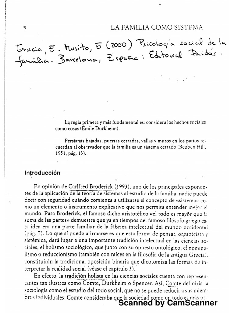 La Familia Como Sistema | PDF